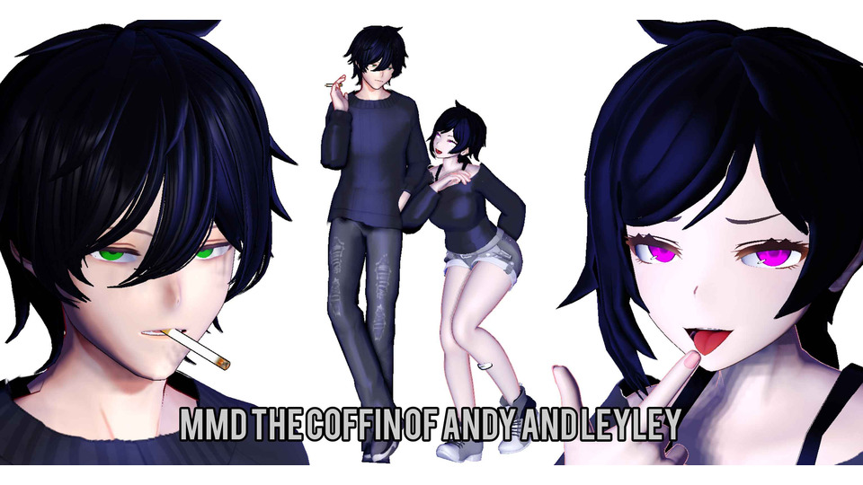 [MMD]andy and leyley - BowlRoll