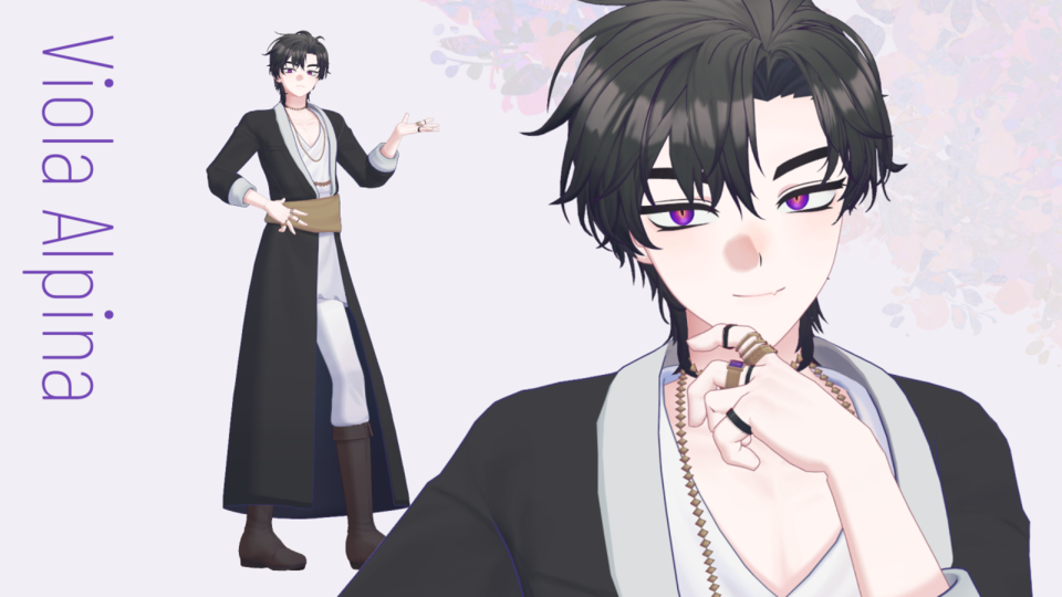 Viola Alpina MMD Model - BowlRoll