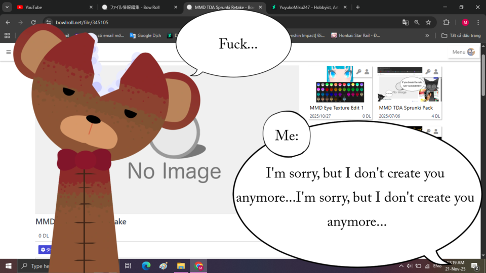MMD TDA Sprunki Retake Pack - BowlRoll