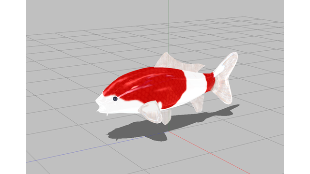 【MMDモデル配布】適当に泳ぐ錦鯉 Ver1.0 - BowlRoll
