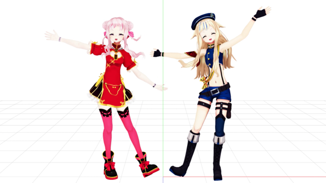 【ヒメヒナMMD】ハオーモーション - BowlRoll