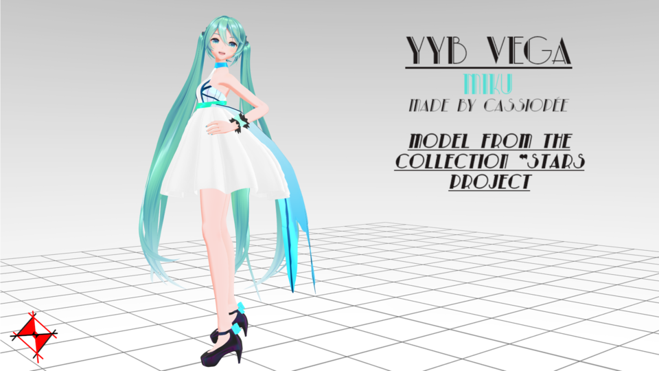 [MMD - Model] YYB Vega Miku - BowlRoll