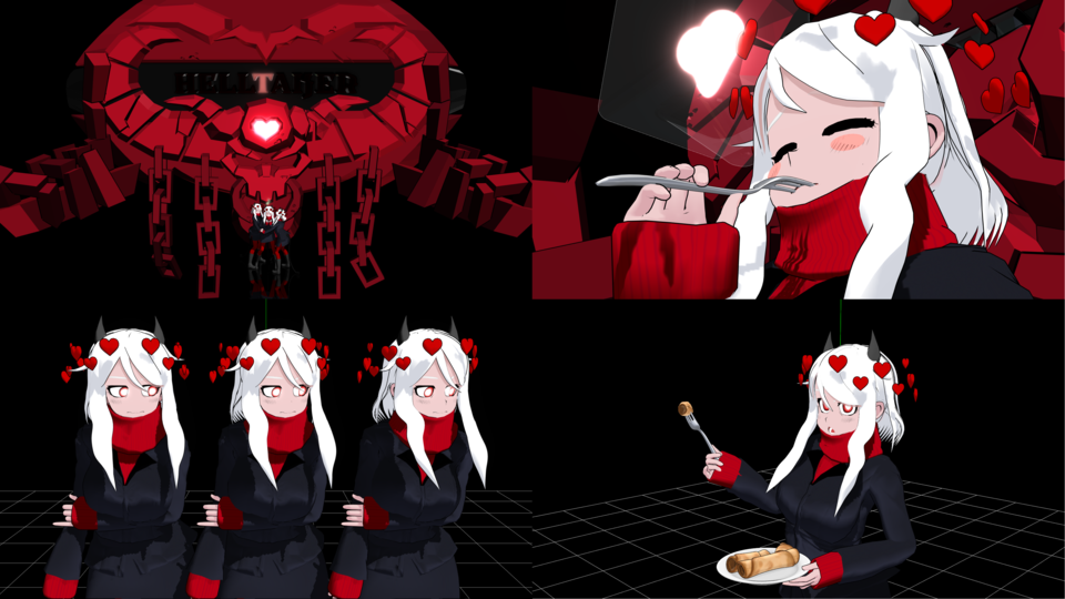 Helltaker Stage, Emblem, Motons - BowlRoll