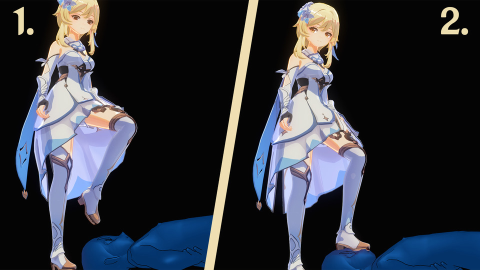 MMDシンプルヘッドストンピングモーション - BowlRoll